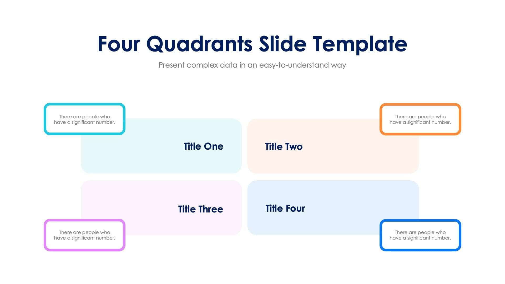 Four Quadrants Slide Infographic Template S09042301 | Infografolio