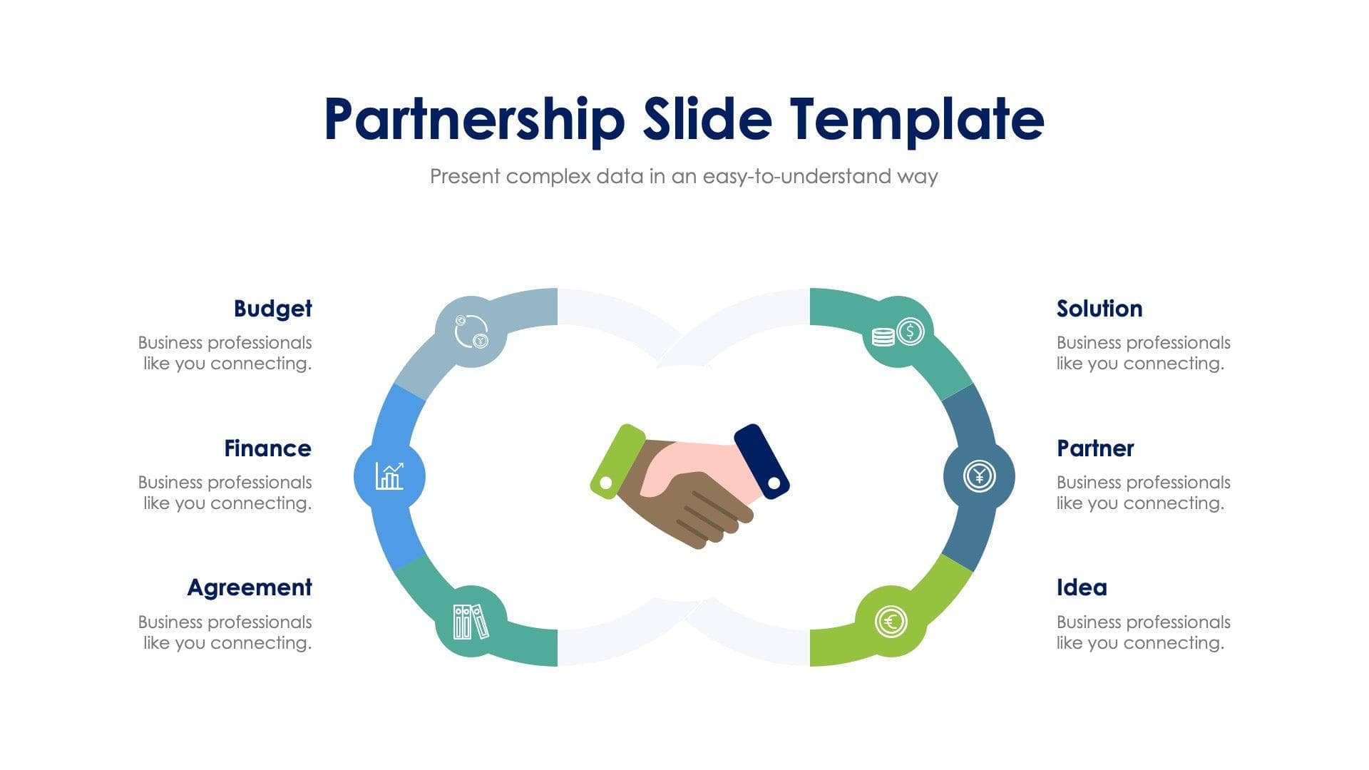 Partnership Slide Infographic Template S09042306 | Infografolio