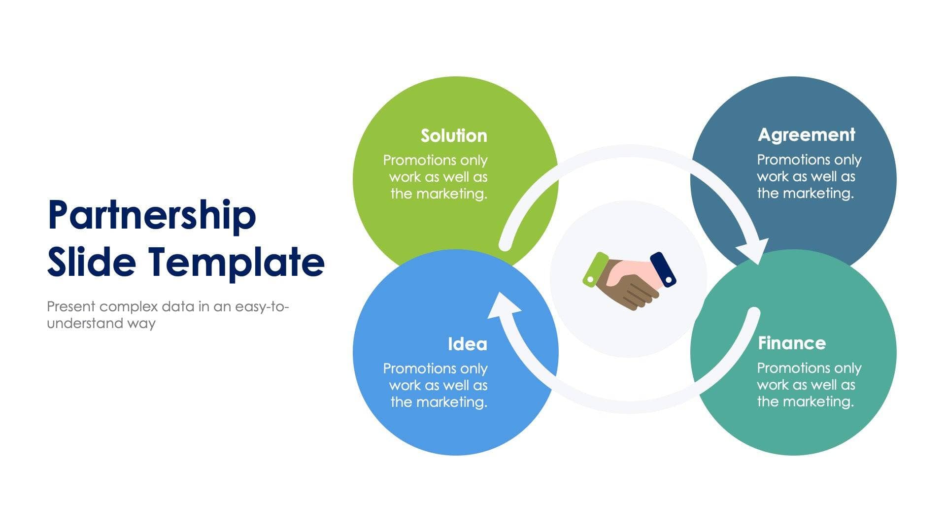 Partnership Slide Infographic Template S09042309 | Infografolio