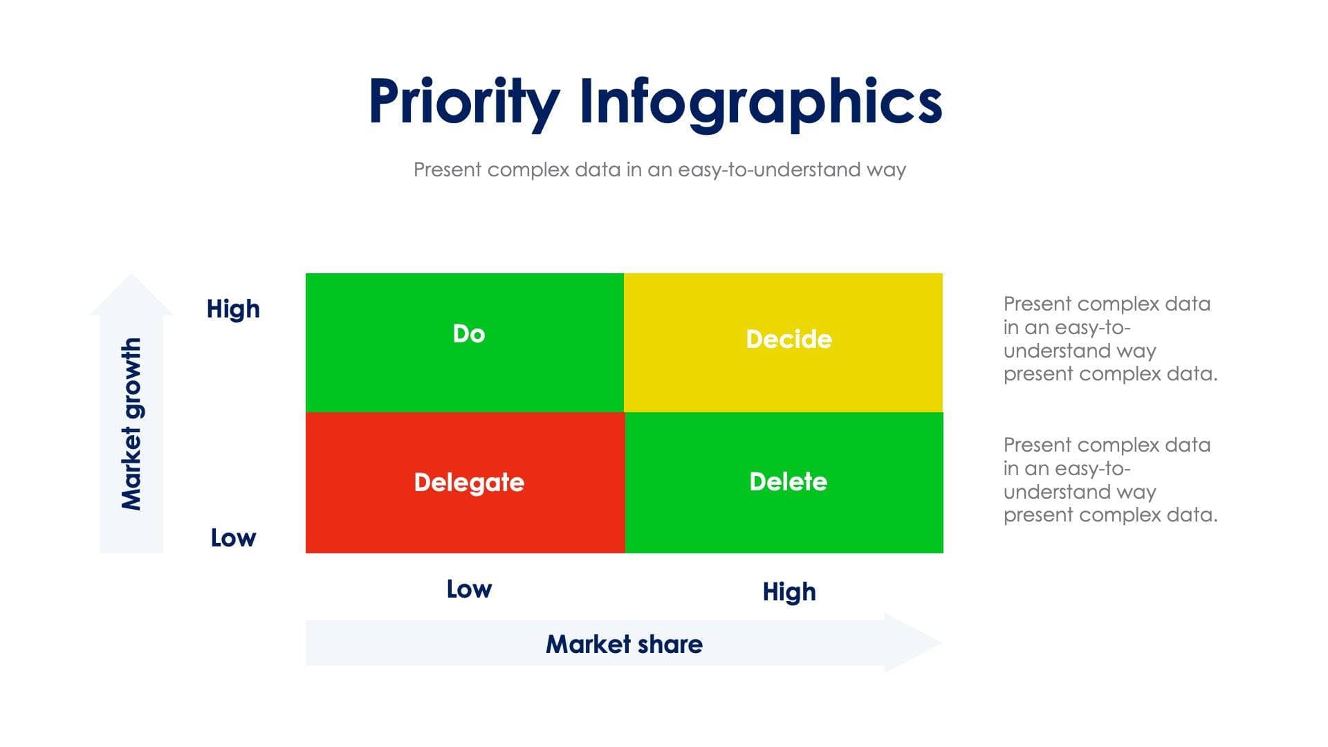 Priority Slide Infographic Template S12202302 | Infografolio