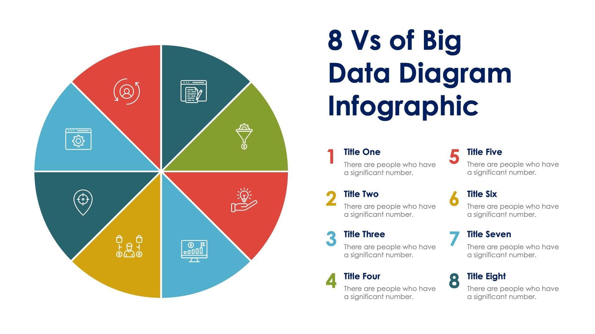 8Vs of Big Data Slide Infographic Template S02192404 | Infografolio