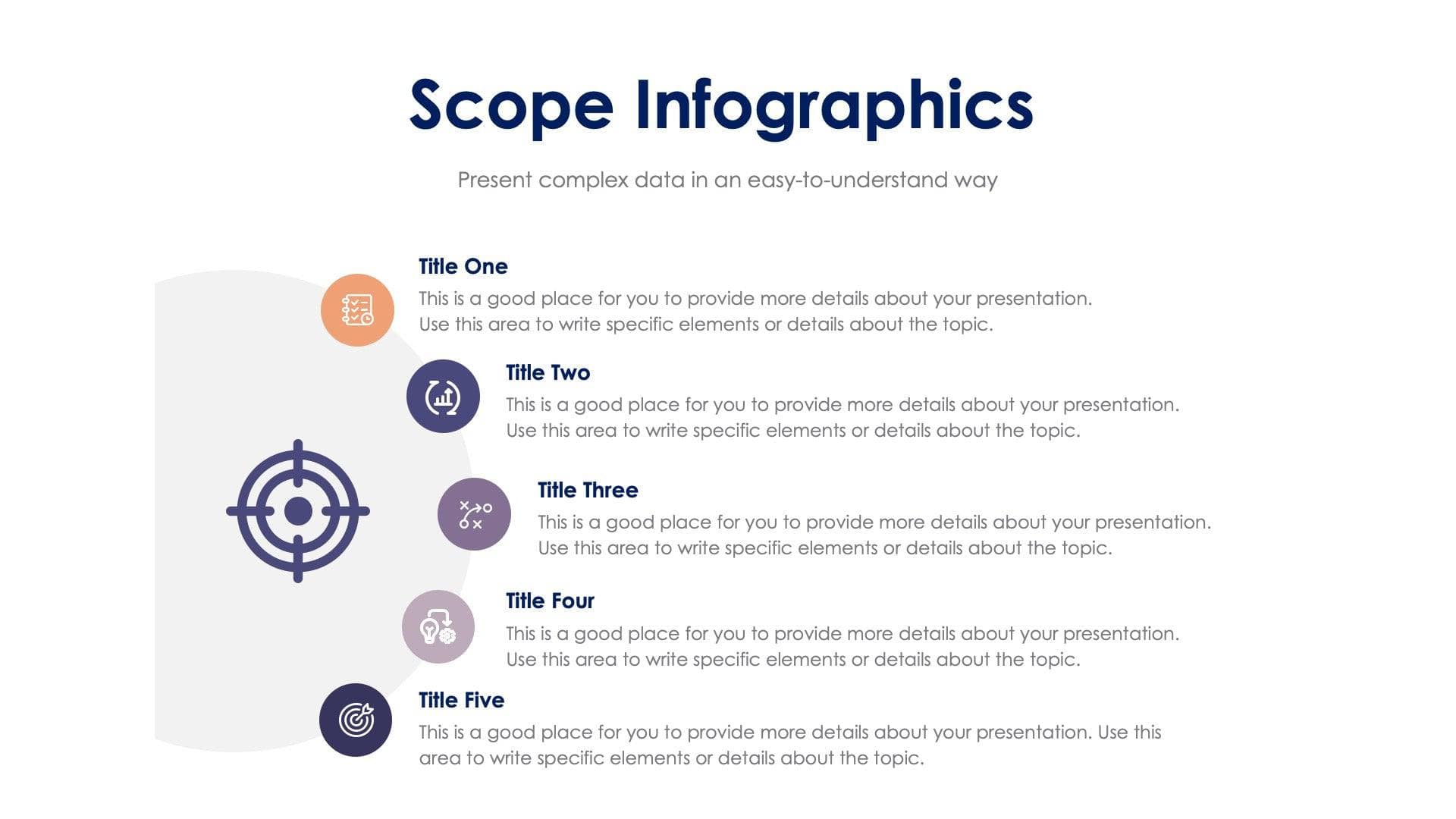 Scope Slide Infographic Template S12202301 | Infografolio