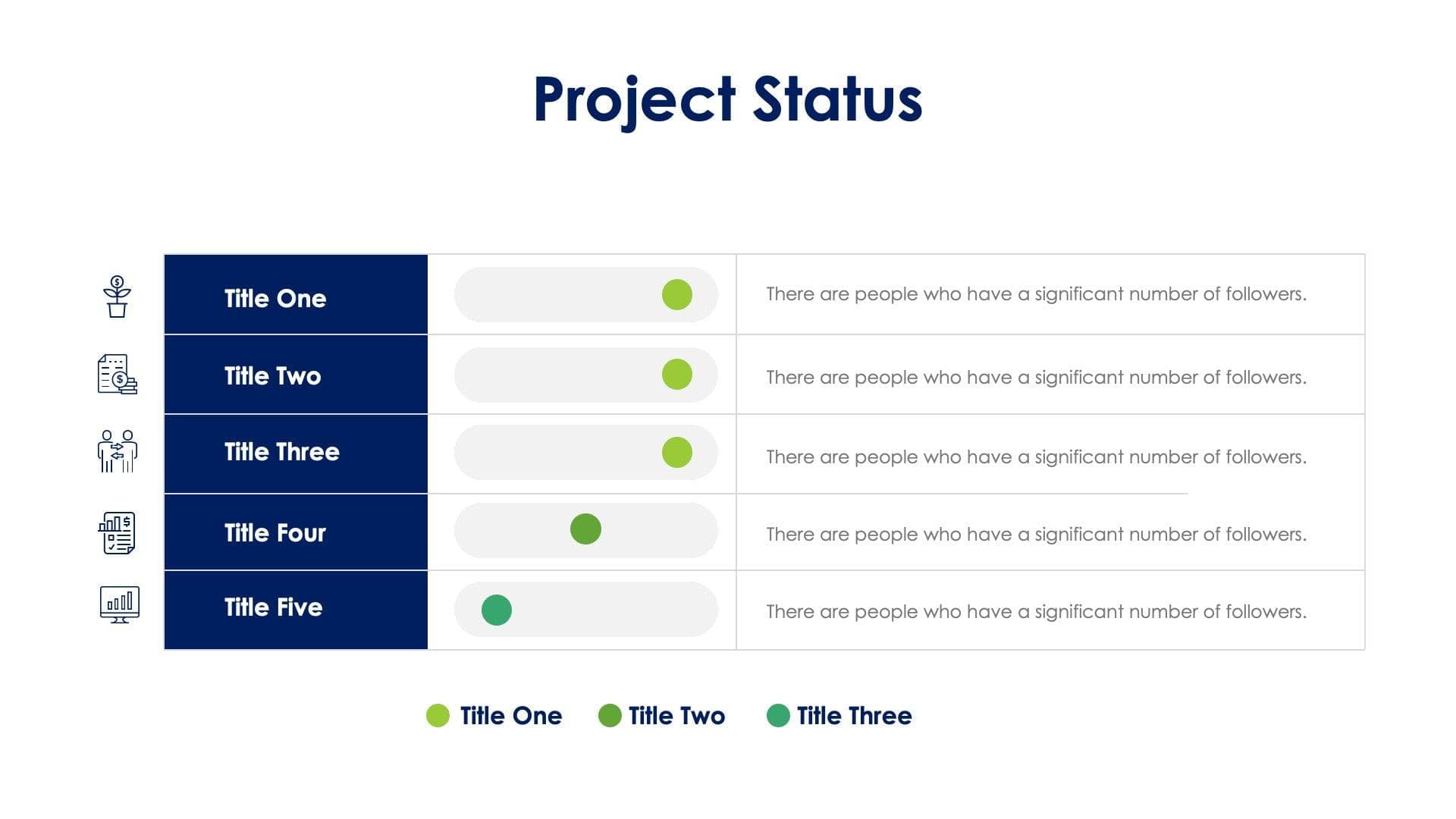 Project Status Slide Infographic Template S03242303 | Infografolio