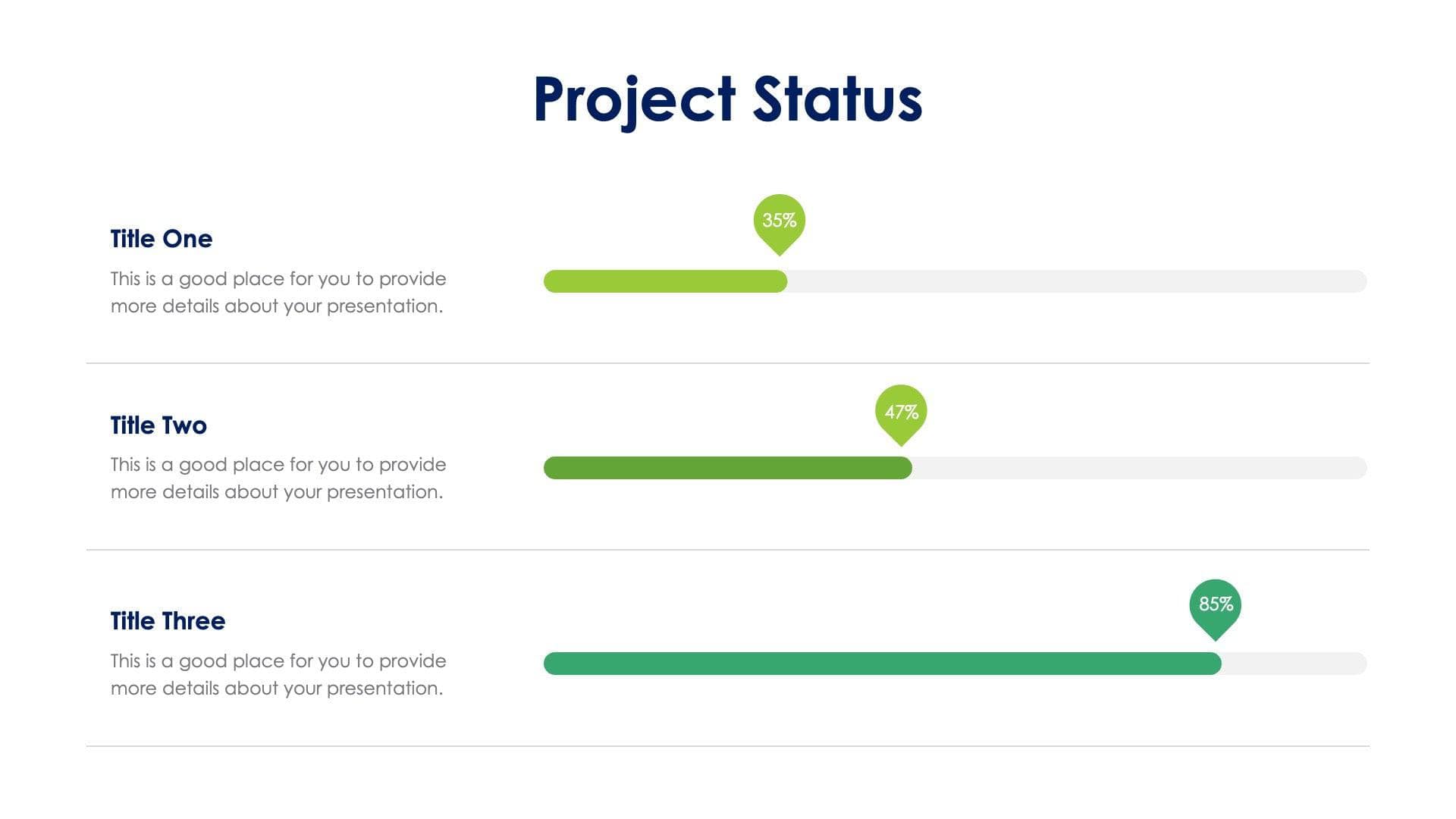 Project Status Slide Infographic Template S03242304 | Infografolio