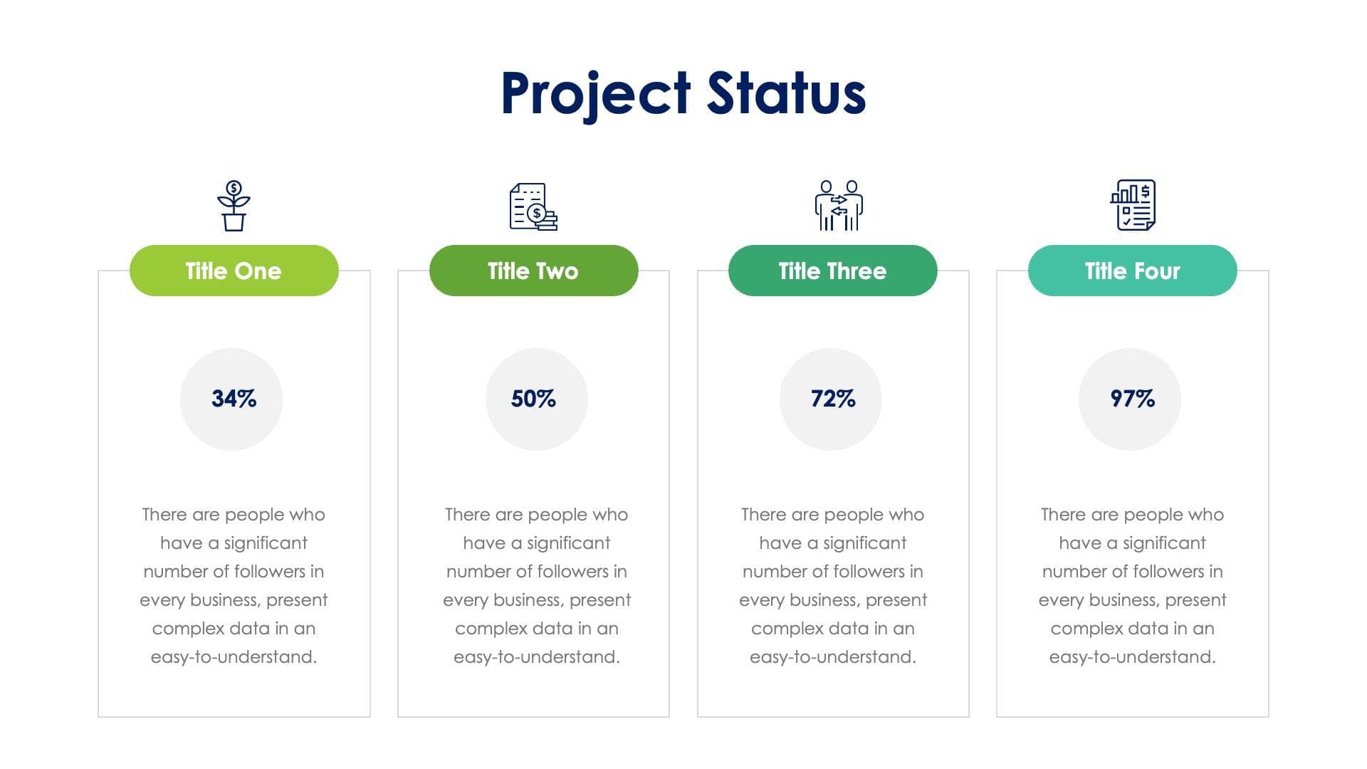 Project Status Slide Infographic Template S03242305 | Infografolio