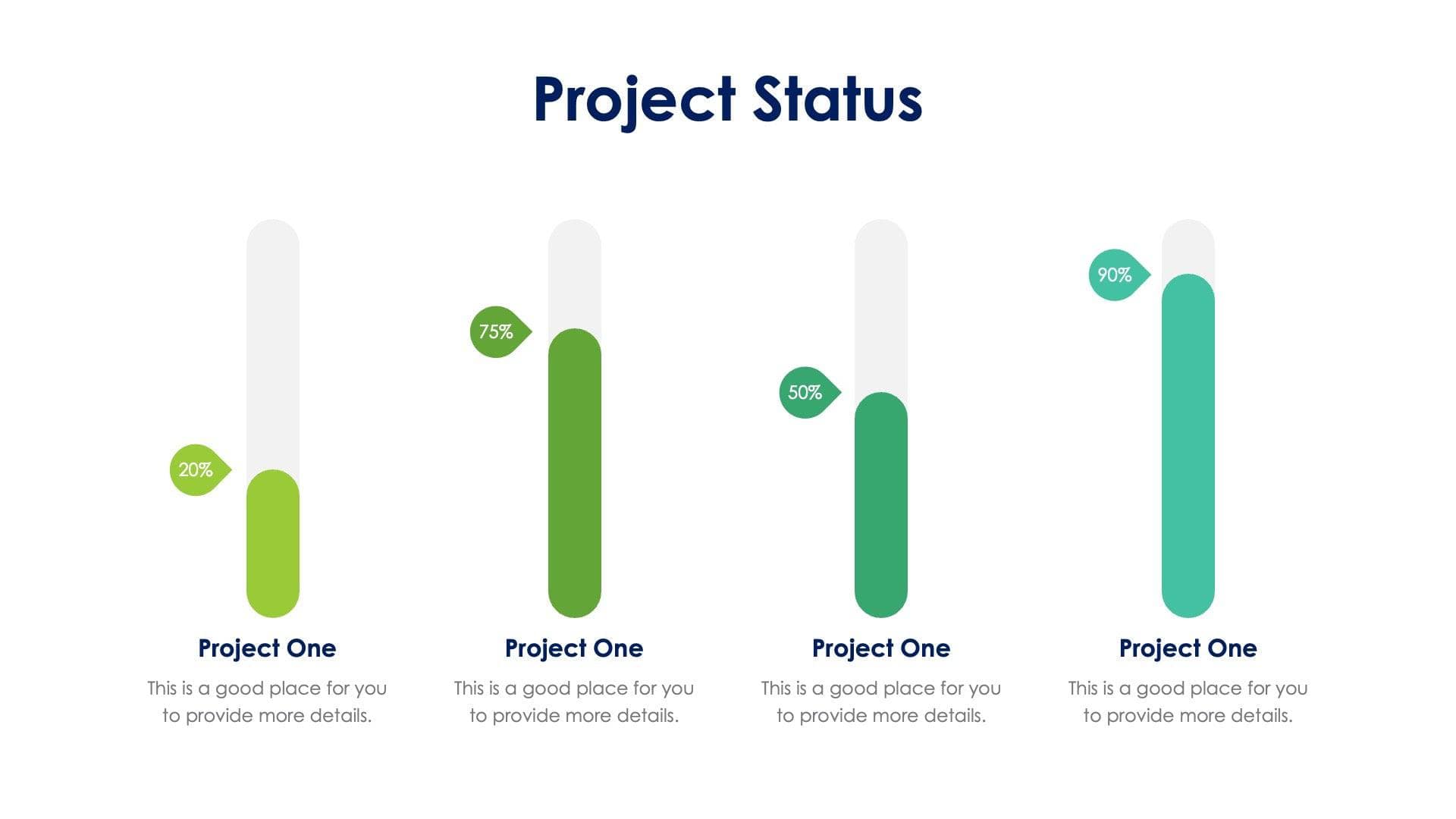 Project Status Slide Infographic Template S03242309 | Infografolio