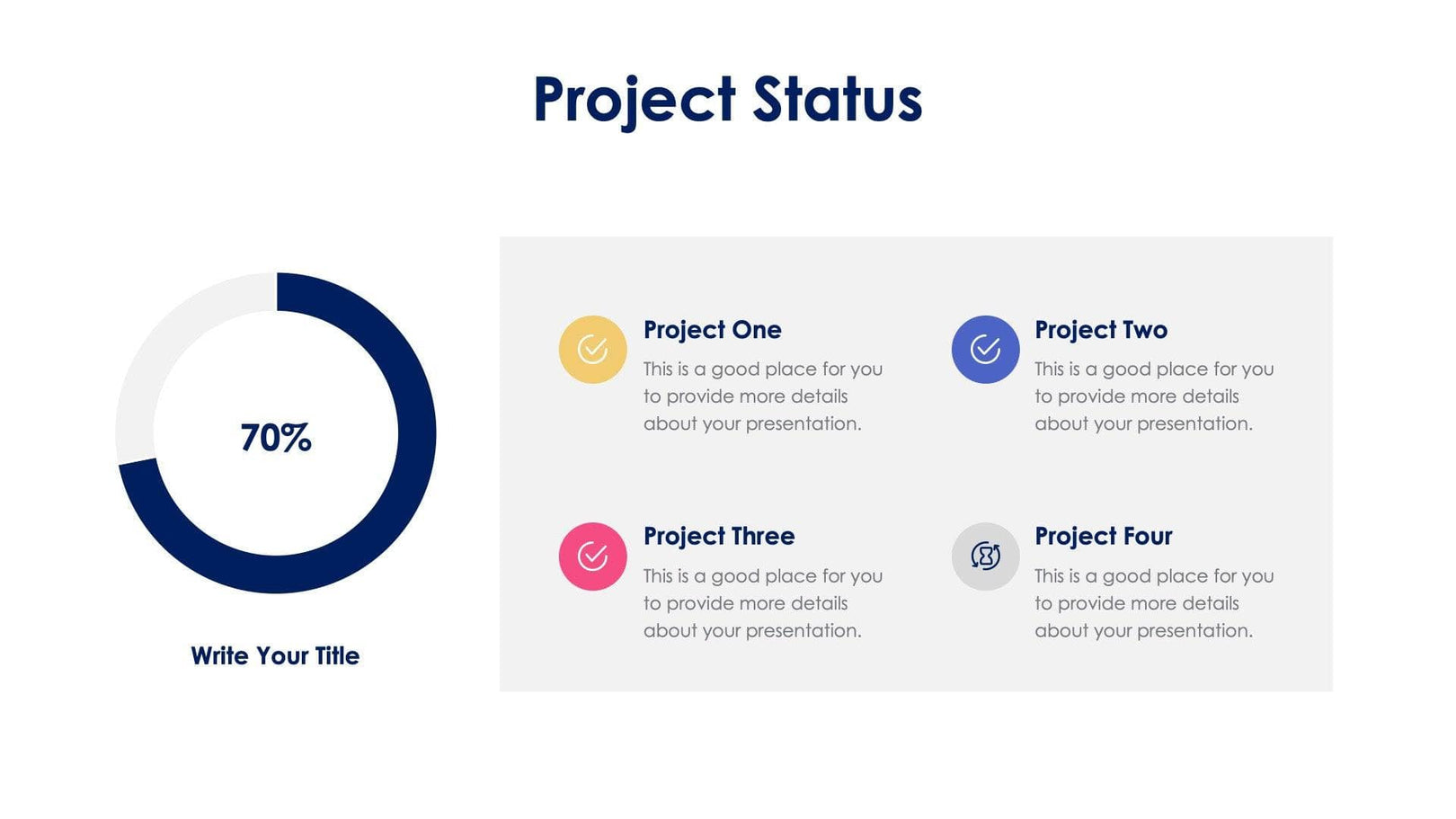 Project Status Slide Infographic Template S04202318 – Infografolio