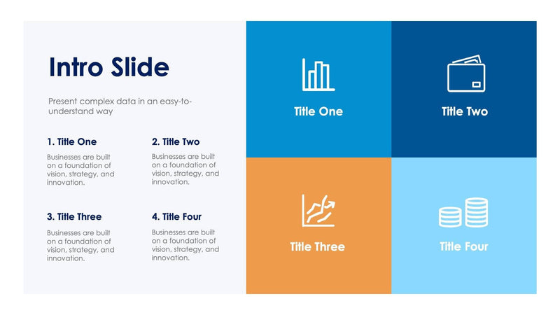 Intro Slides | Infografolio