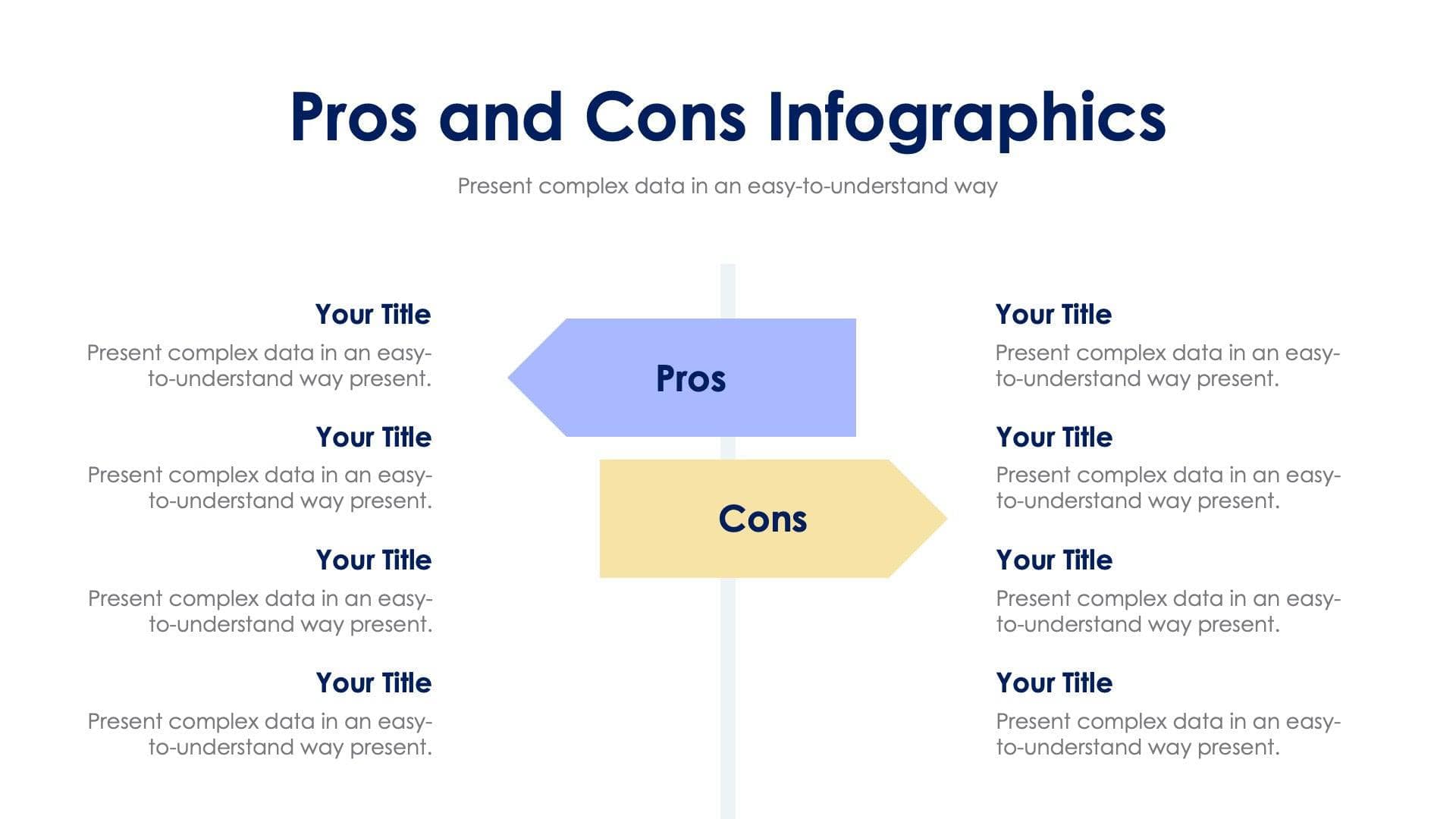 Pros and Cons Slide Infographic Template S12202302 | Infografolio