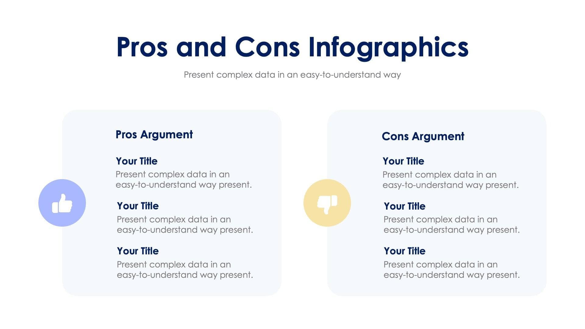 Pros and Cons Slide Infographic Template S12202304 | Infografolio