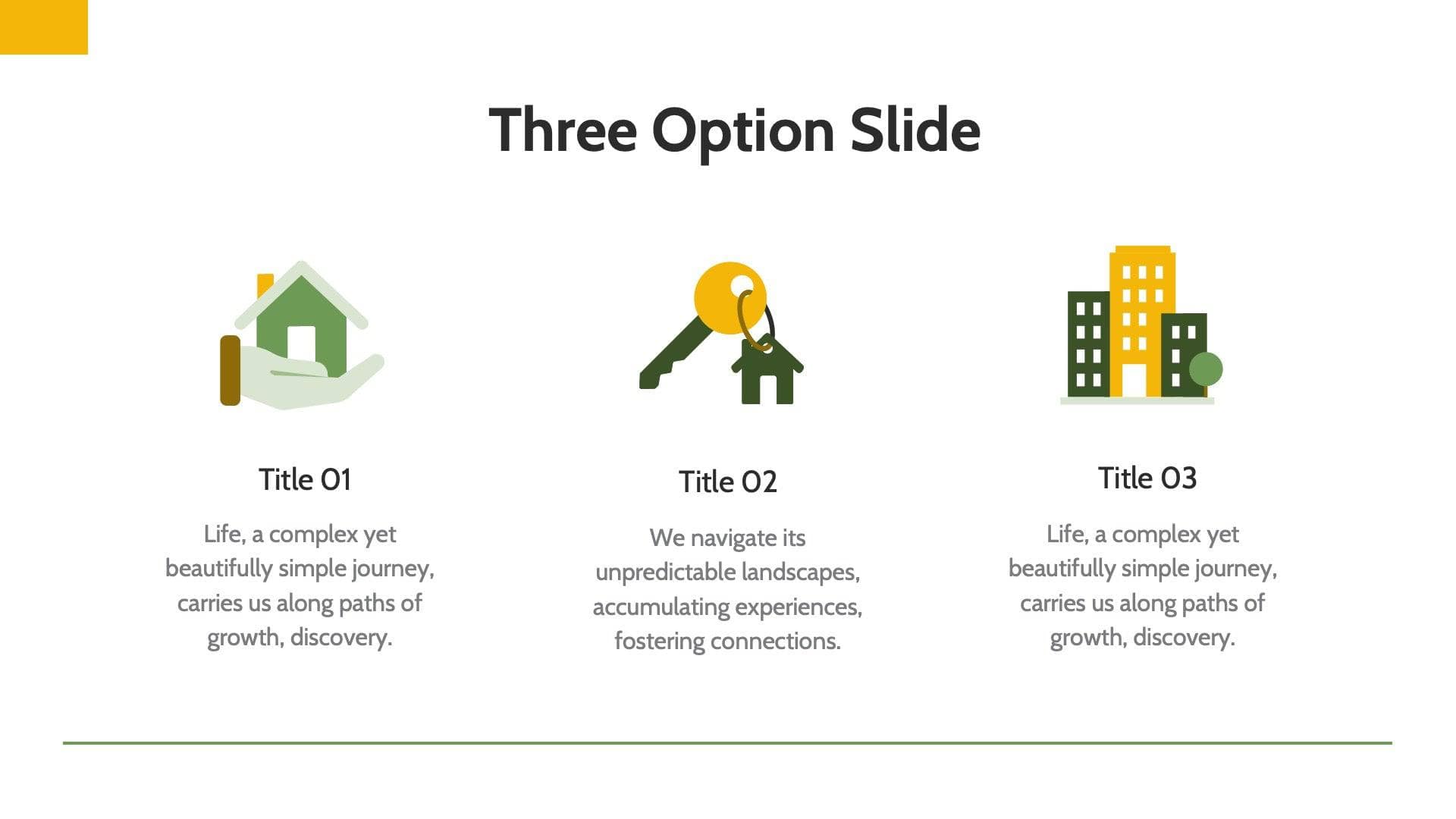 Open House Presentation Template S08252301 | Infografolio