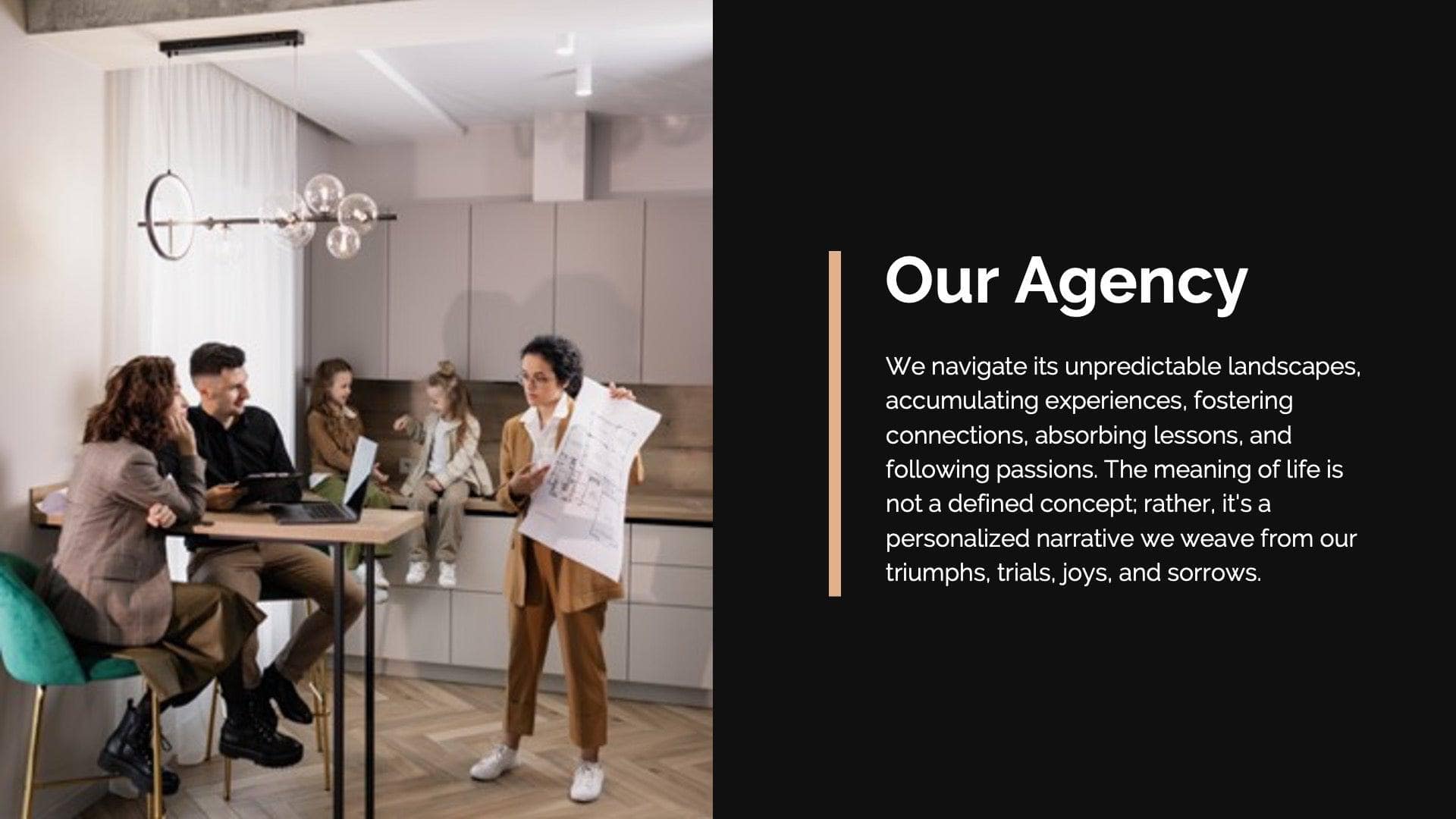 Real Estate Agents Presentation Template S08222301 | Infografolio