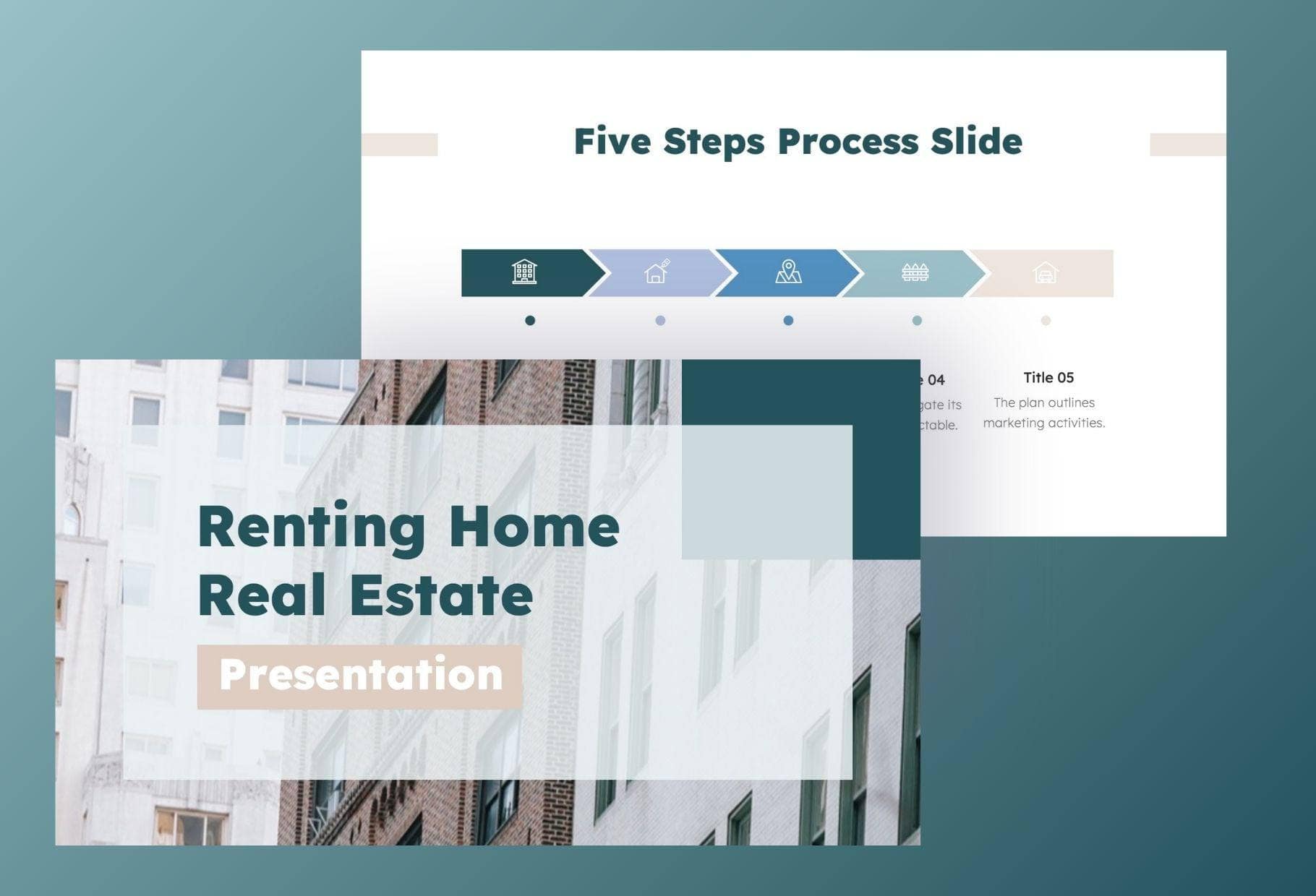 Renting Home Real Estate Presentation Template S09062301 | Infografolio