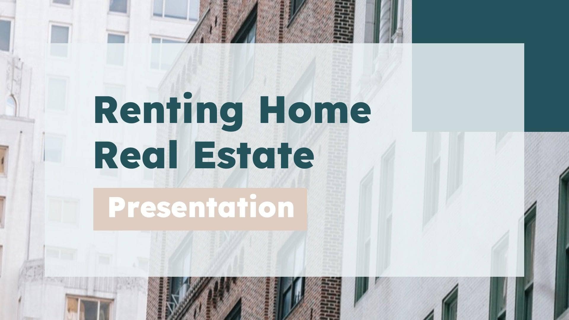 Renting Home Real Estate Presentation Template S09062301 | Infografolio