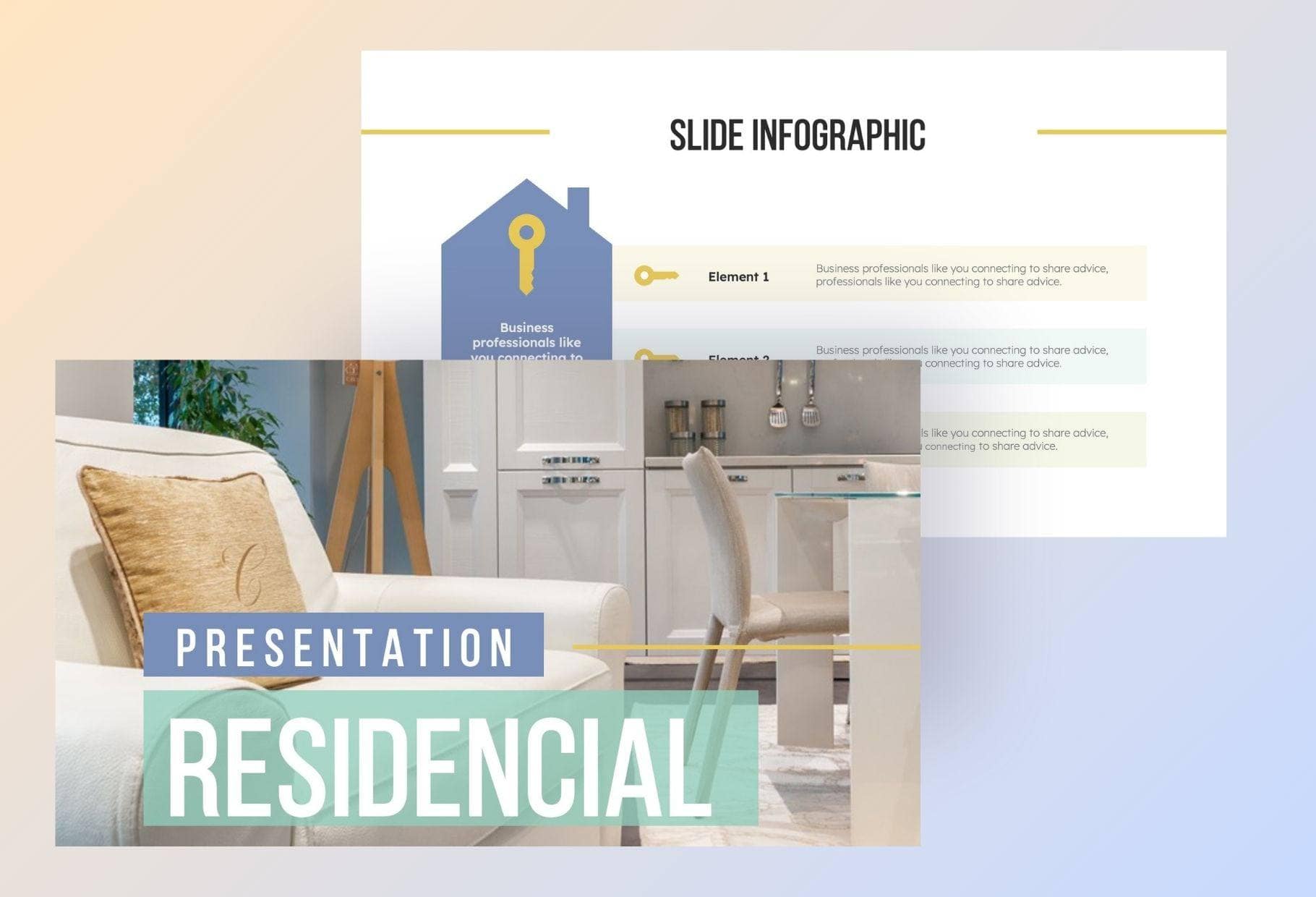 Residencial Real Estate Presentation Template S09112301 | Infografolio