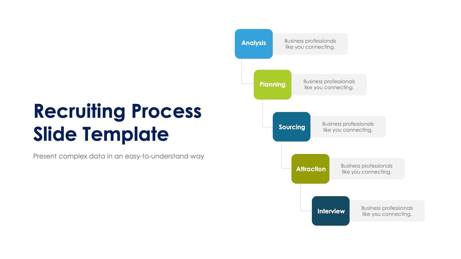 Recruiting Process Slide Infographic Template S09042304 | Infografolio