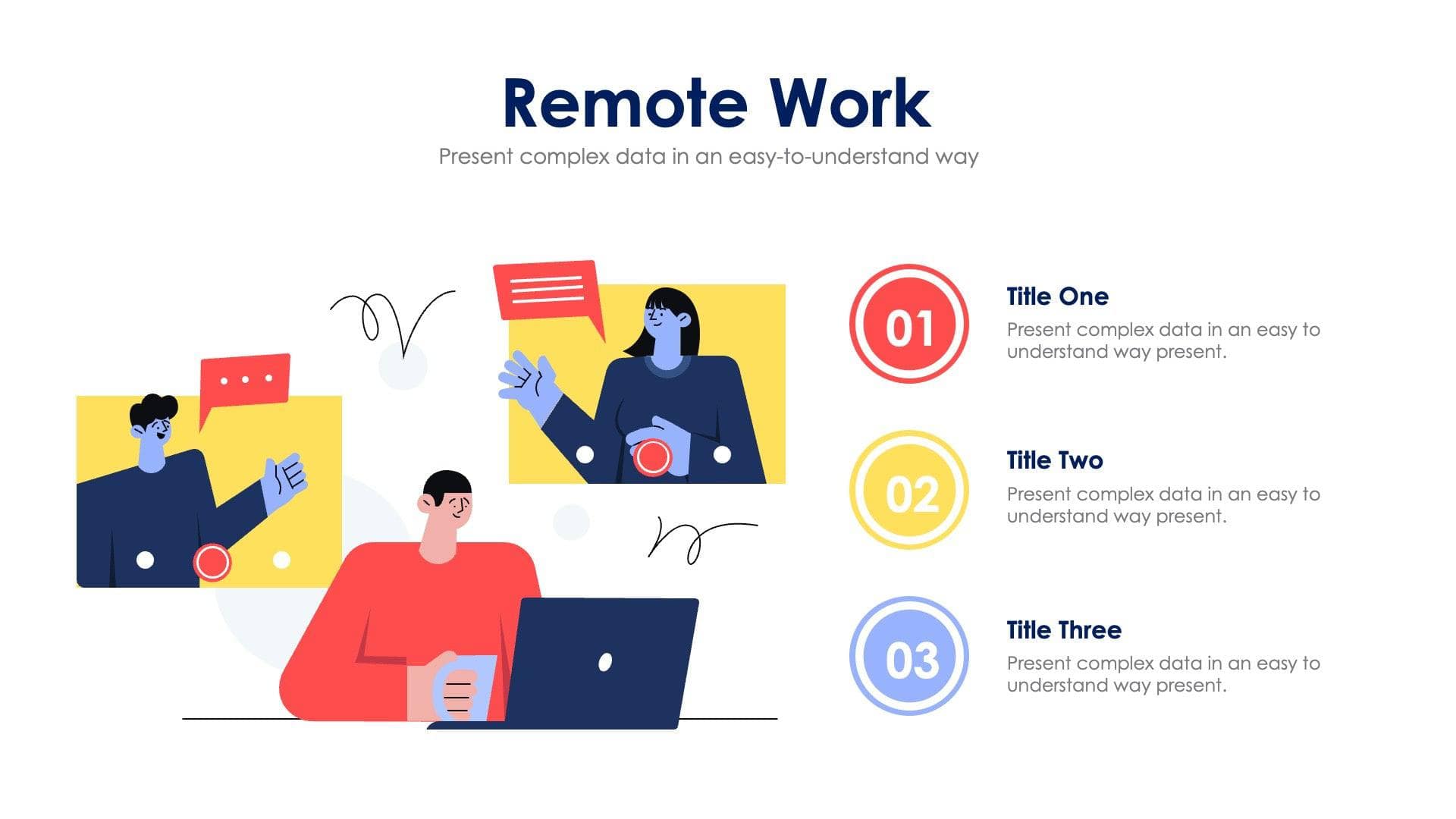 Remote Work Slide Infographic Template S01252301 | Infografolio