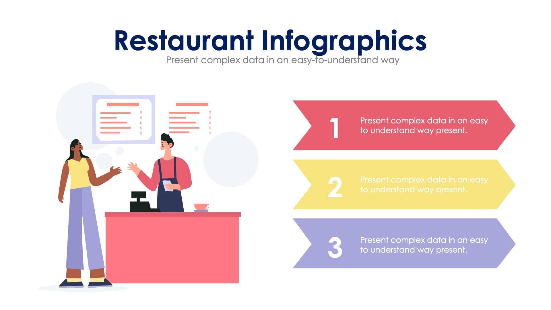 Restaurant Slide Infographic Template S02022304 | Infografolio