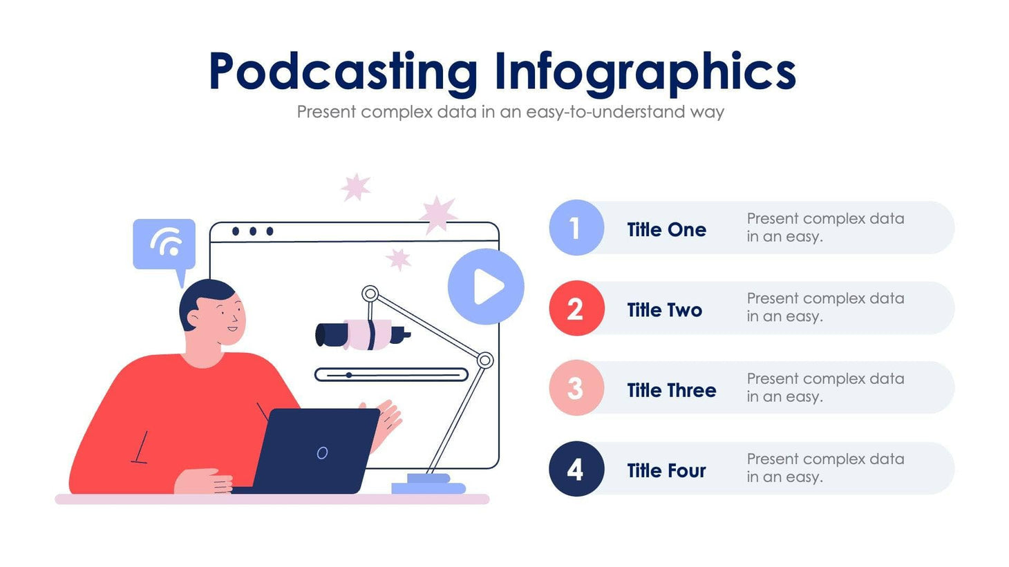 Podcasting Slide Infographic Template S01272301 – Infografolio