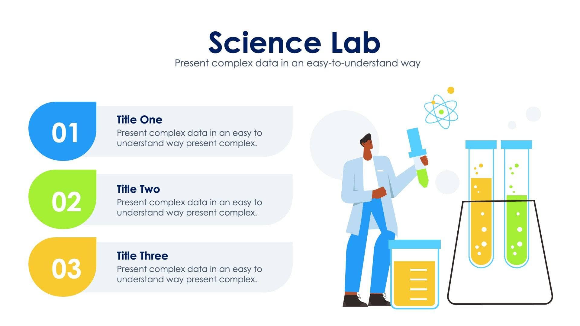 Science Lab Slide Infographic Template S02022305 | Infografolio
