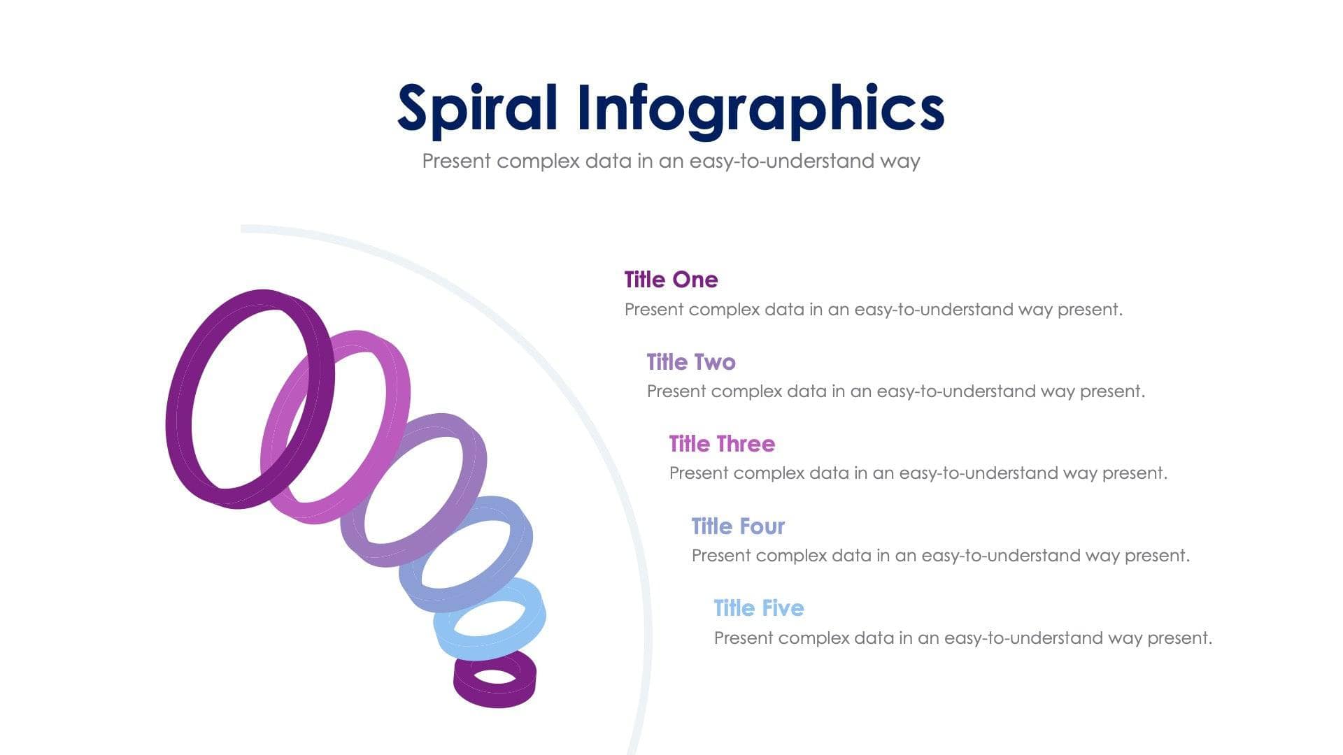 Spiral Slide Infographic Template S11272305 | Infografolio