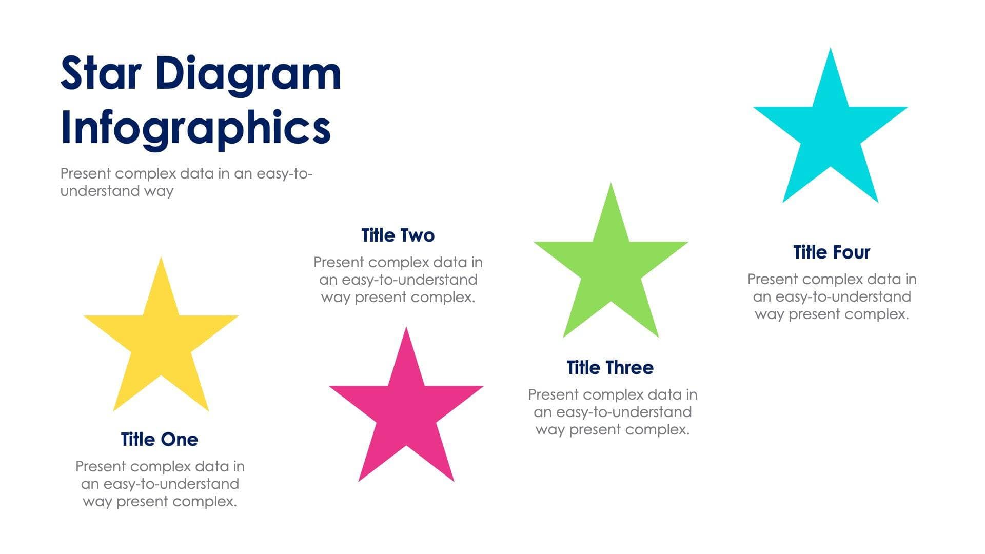 Star Diagram Slide Infographic Template S12202303 | Infografolio