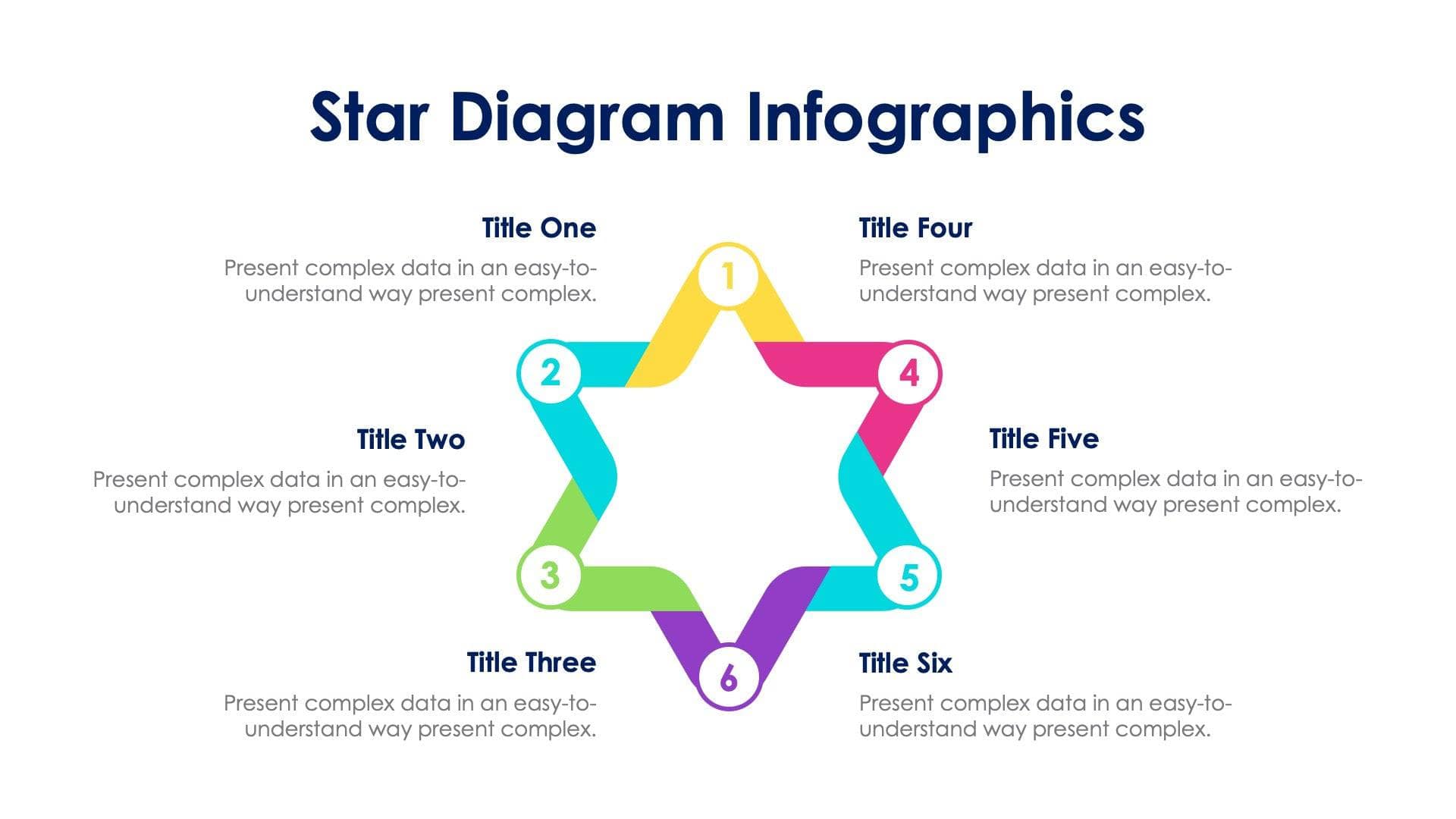 Star Diagram Slide Infographic Template S12202304 | Infografolio