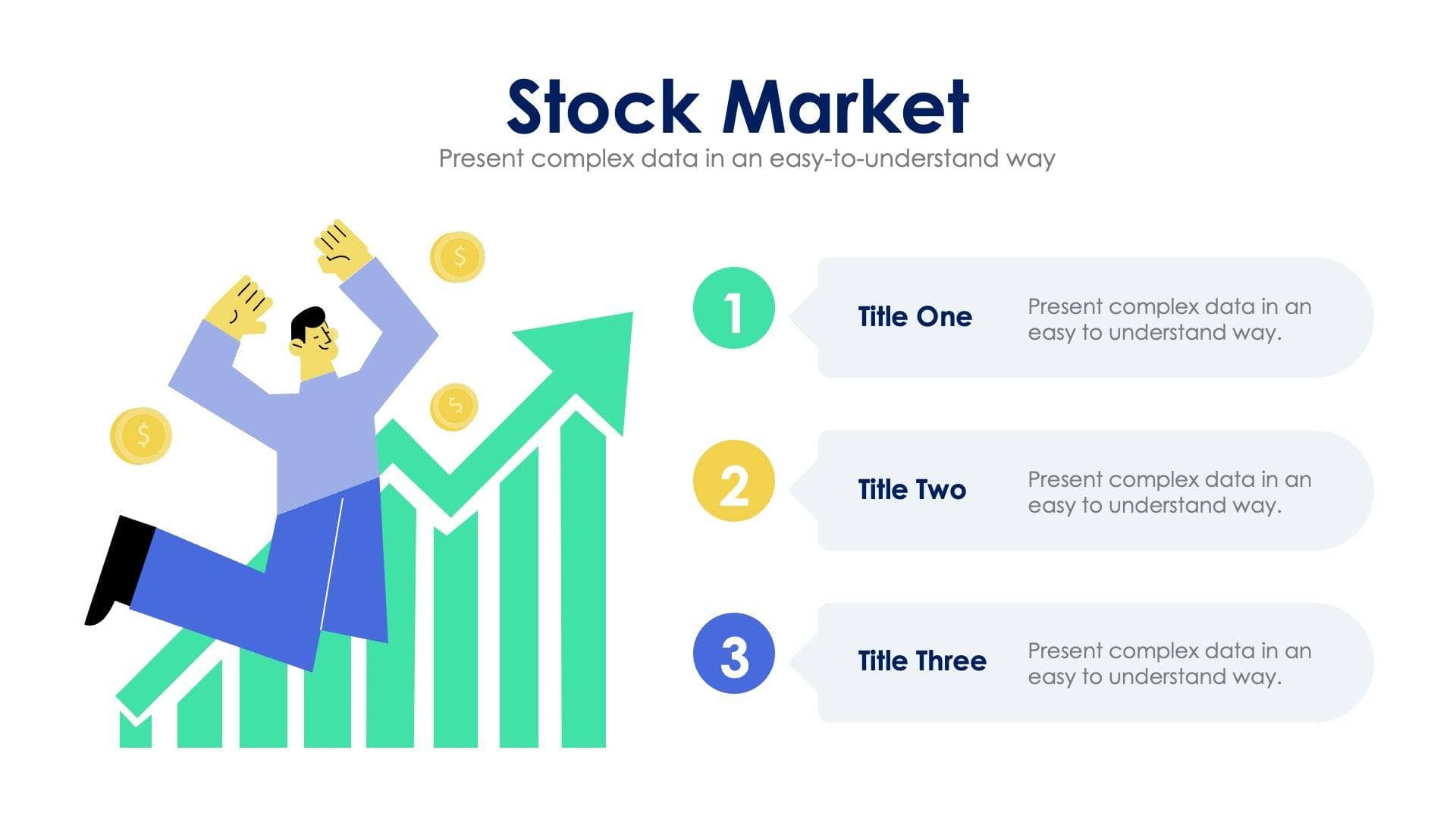Stock Market Slide Infographic Template S02052311 | Infografolio