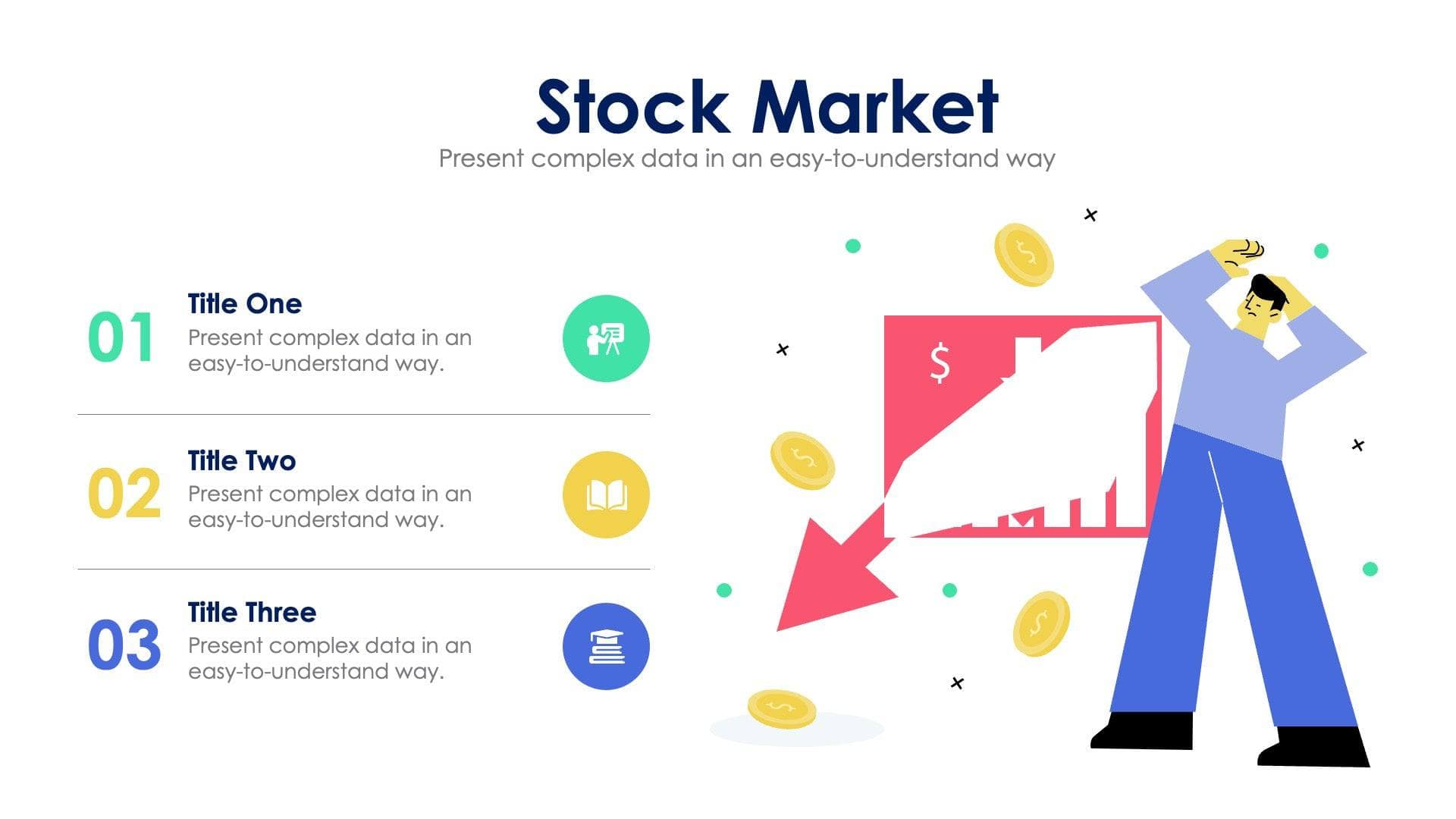 Stock Market Slide Infographic Template S02052313 | Infografolio