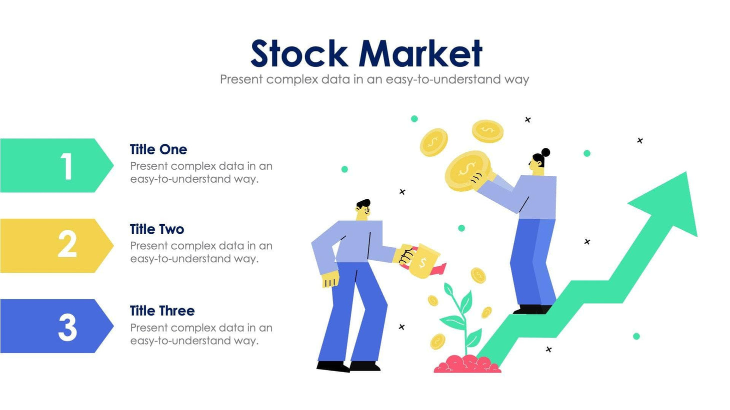 Stock Market Slide Infographic Template S02052319 – Infografolio