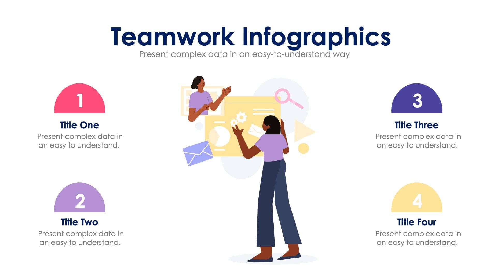 Teamwork Slide Infographic Template S02062309 | Infografolio
