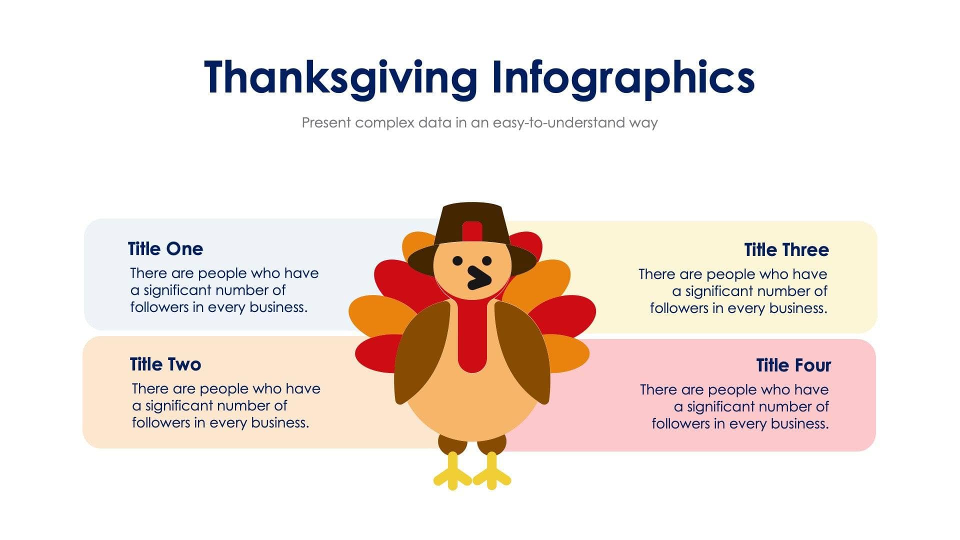 Thanksgiving Slide Infographic Template S12202301 | Infografolio