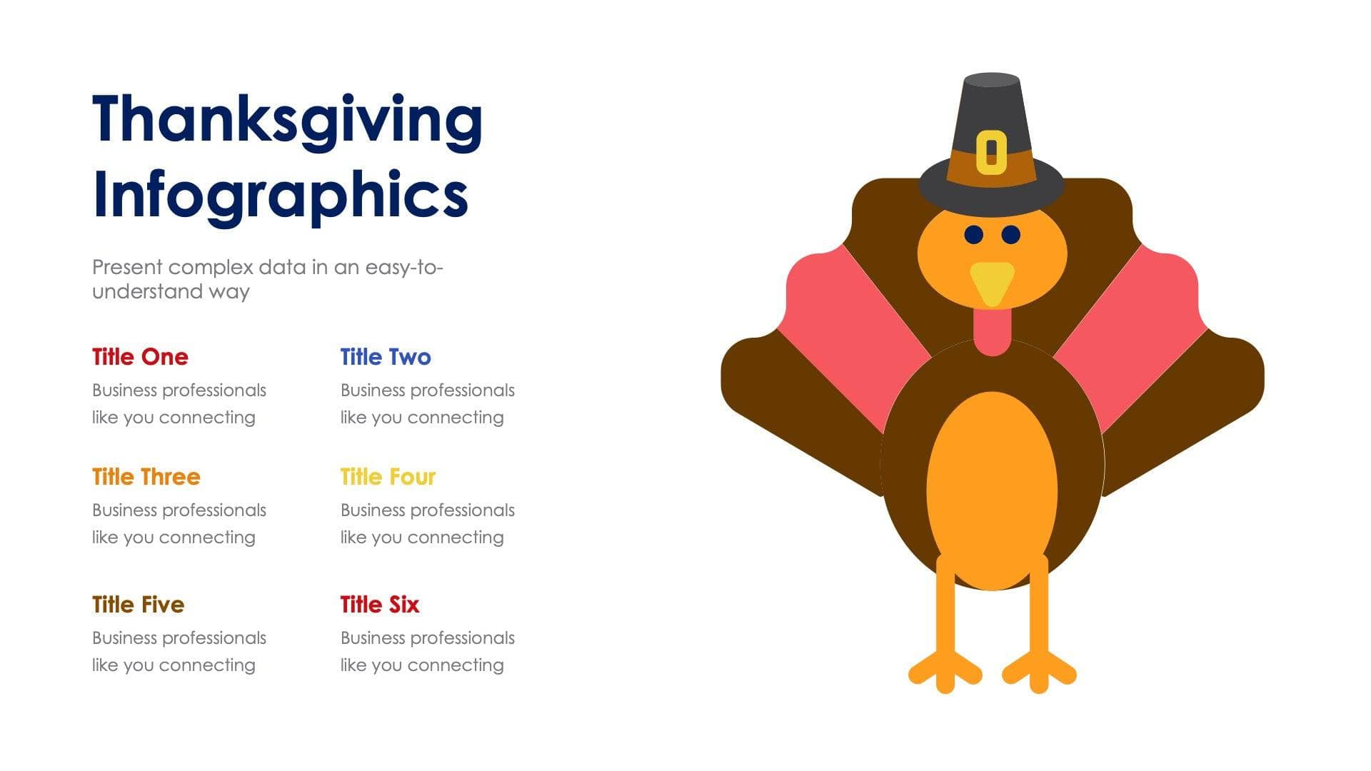Thanksgiving Slide Infographic Template S12202305 | Infografolio