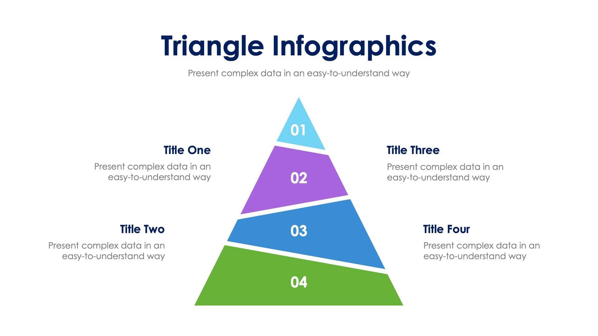 Triangle Slide Infographic Template S01092403 | Infografolio