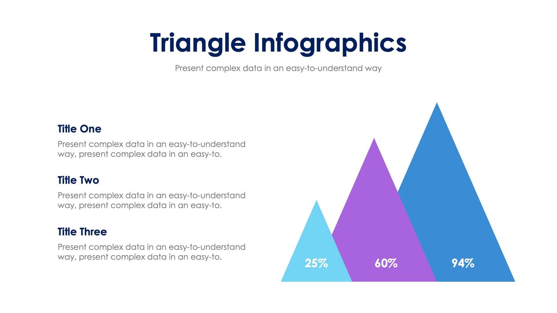 Triangle Slide Infographic Template S01092404 – Infografolio