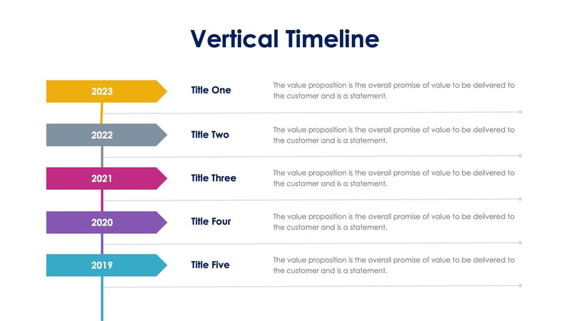 Vertical Timeline Slides | Infografolio