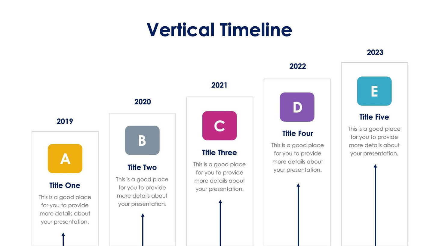 Vertical Timeline Slide Infographic Template S04202302 – Infografolio