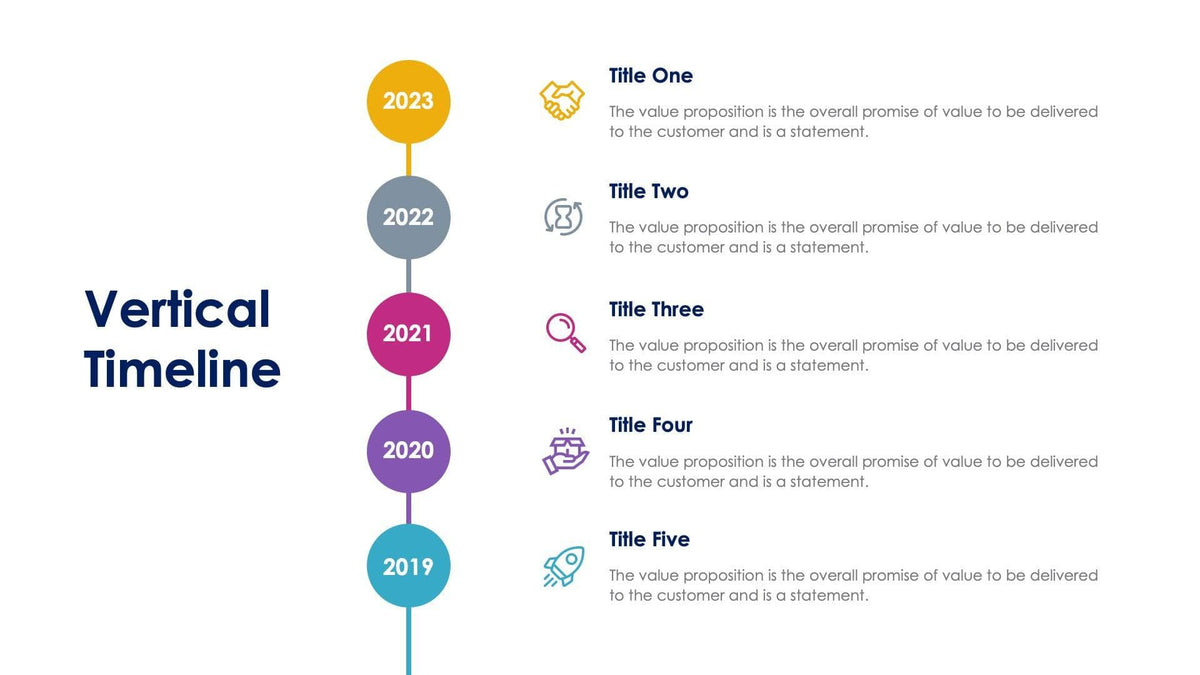 Vertical Timeline Slide Infographic Template S04202306 – Infografolio