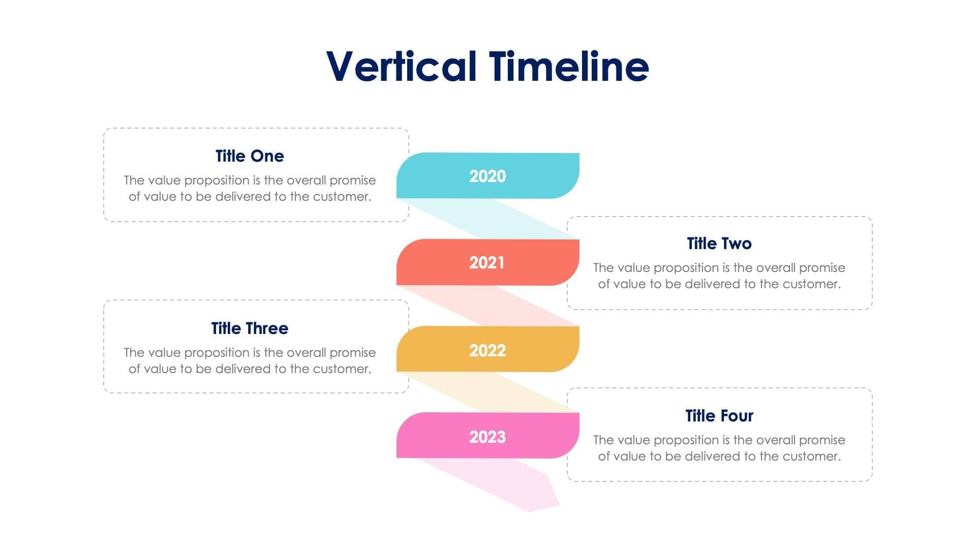 Vertical Timeline Slide Infographic Template S04202312 | Infografolio