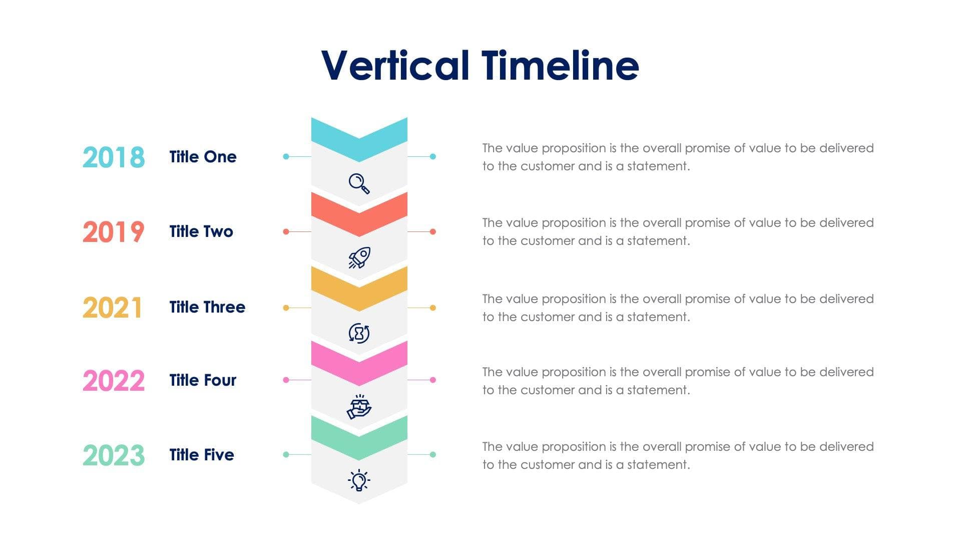 Vertical Timeline Slide Infographic Template S04202316 | Infografolio