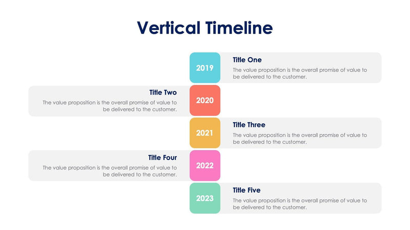 Vertical Timeline Slides | Infografolio