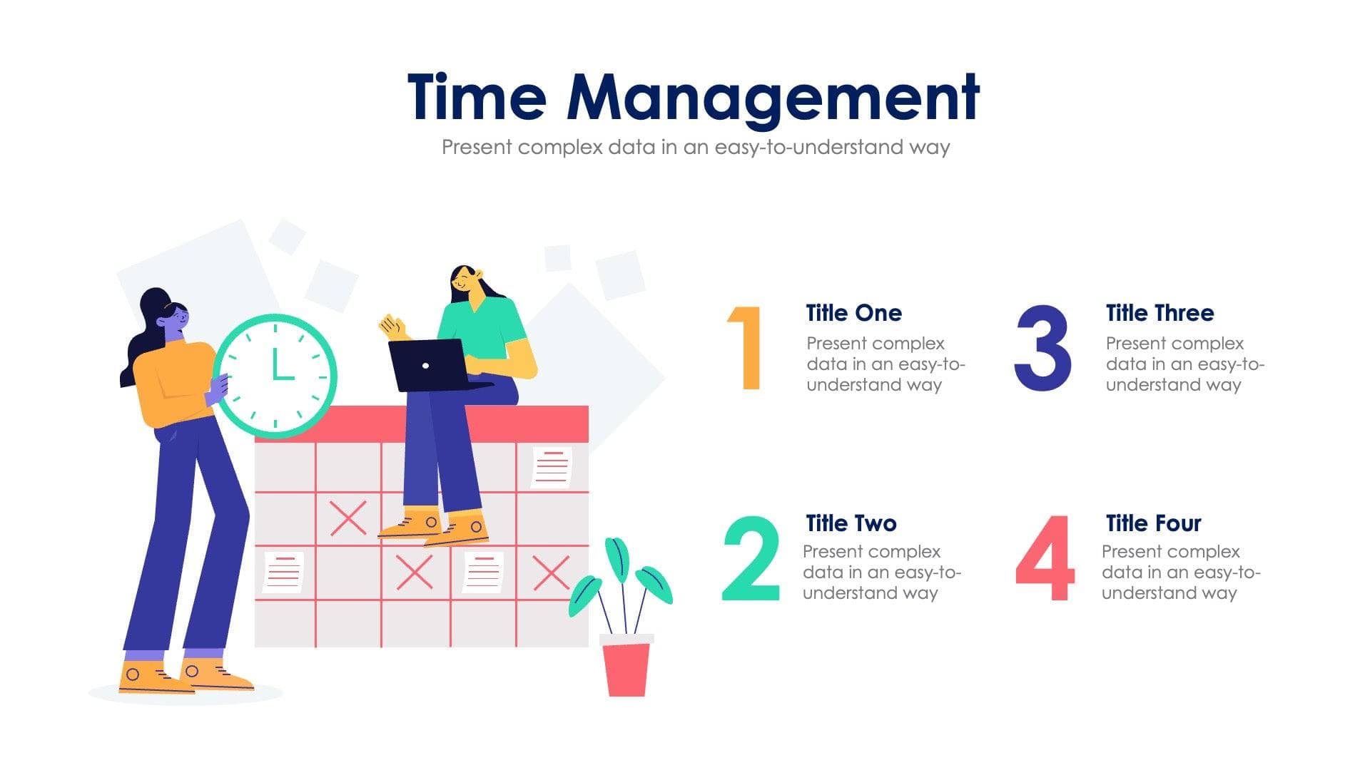 Time Management Slide Infographic Template S02052301 | Infografolio