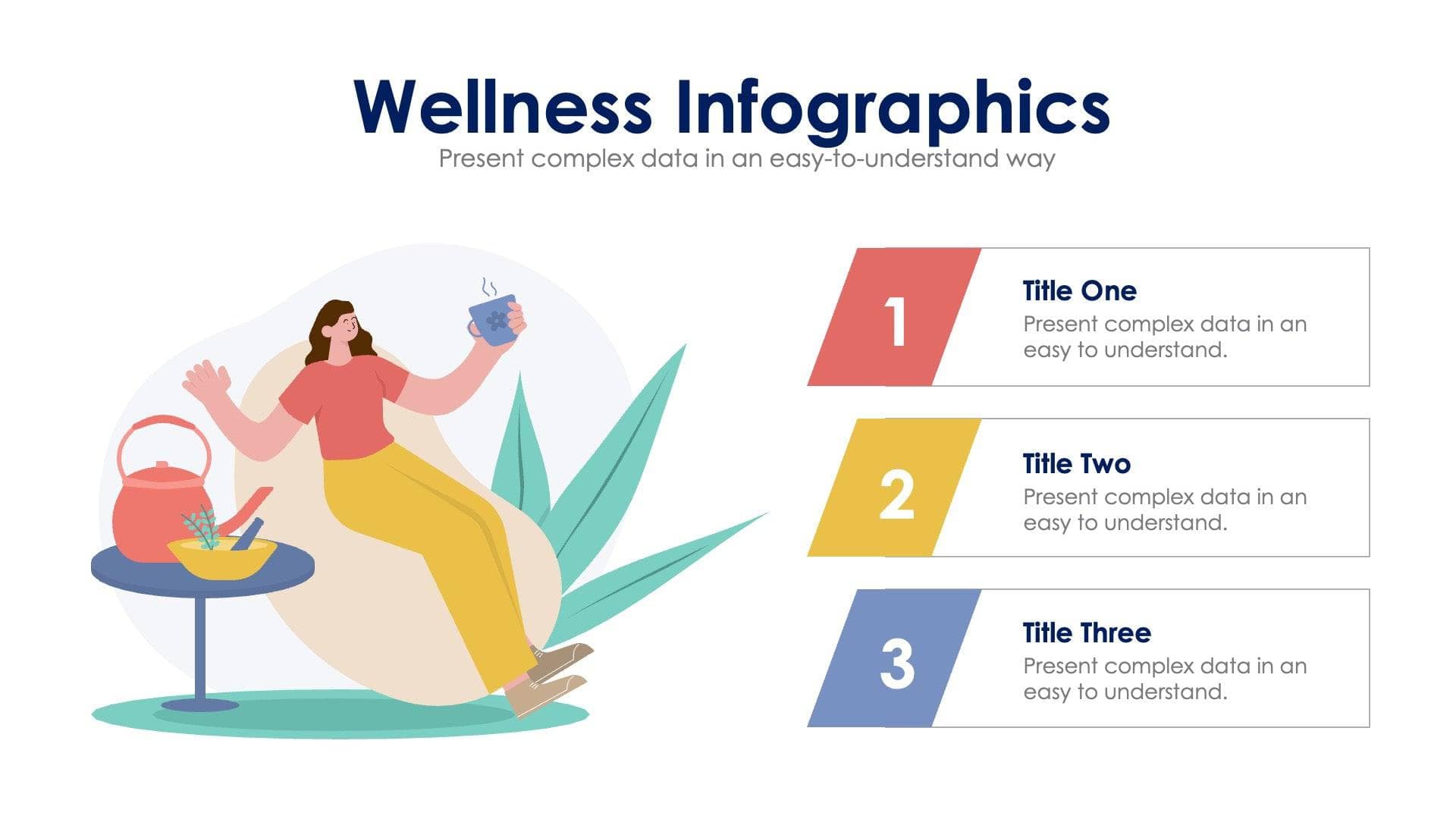 Wellness Slide Infographic Template S02062318 | Infografolio