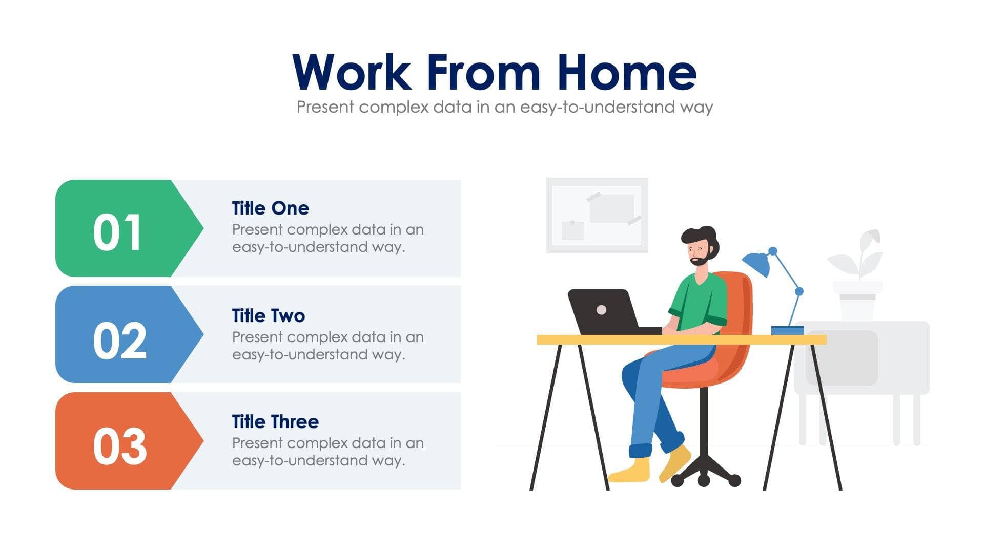 Work From Home Slide Infographic Template S01262302 | Infografolio