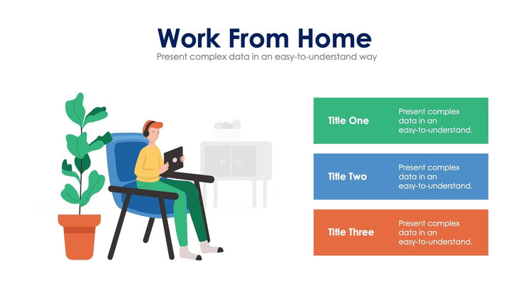 Work From Home Slide Infographic Template S01262305 – Infografolio
