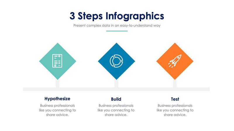 3 Steps Slides | Infografolio