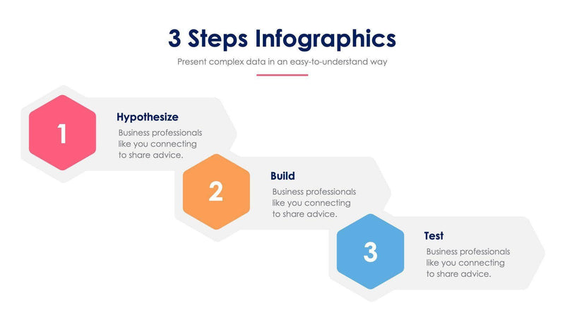 3 Steps Slides | Infografolio