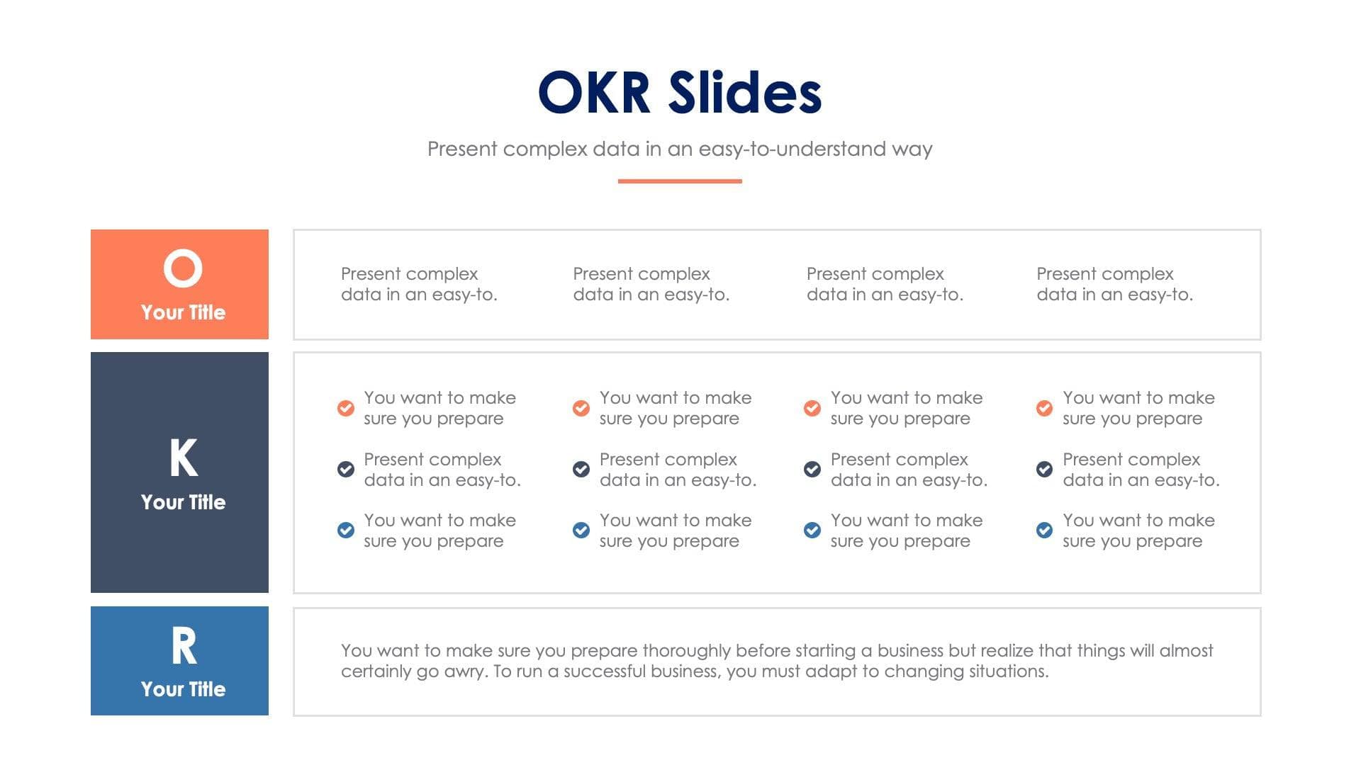 OKR Slide Infographic Template S06072201 | Infografolio