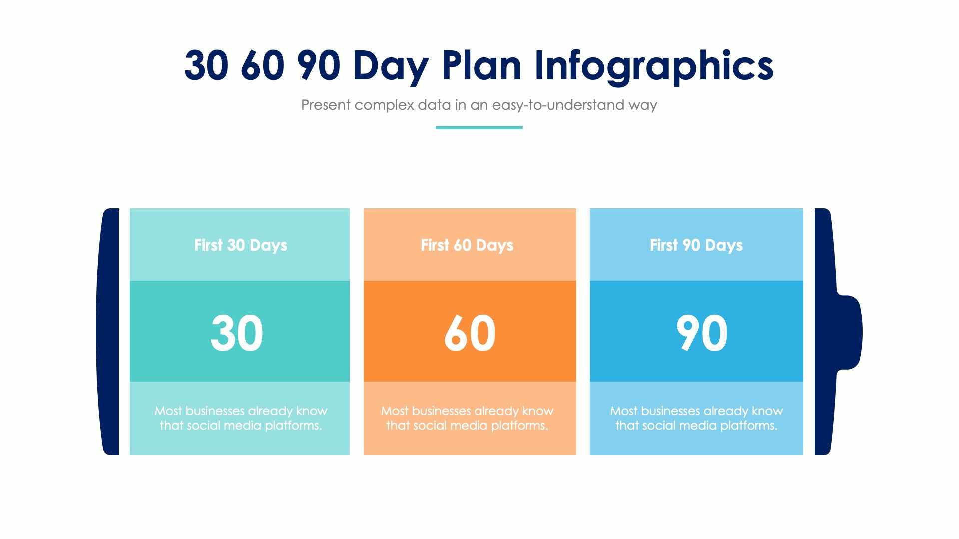 30 60 90 Day Plan Slide Infographic Template S12052112 | Infografolio