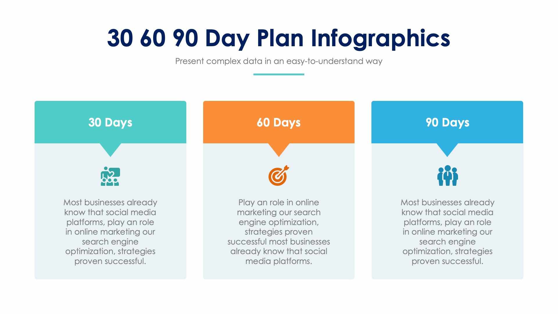 30 60 90 Day Plan Slide Infographic Template S12052114 | Infografolio